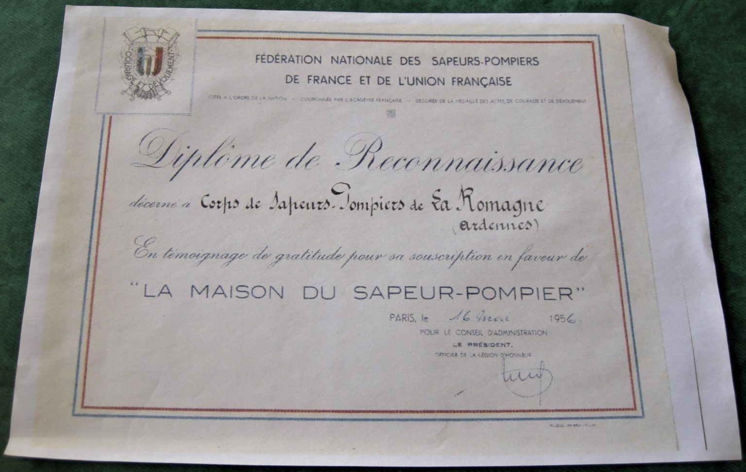 Sapeurs-pompiers – laromagne.info par Marie-Noëlle ESTIEZ BONHOMME